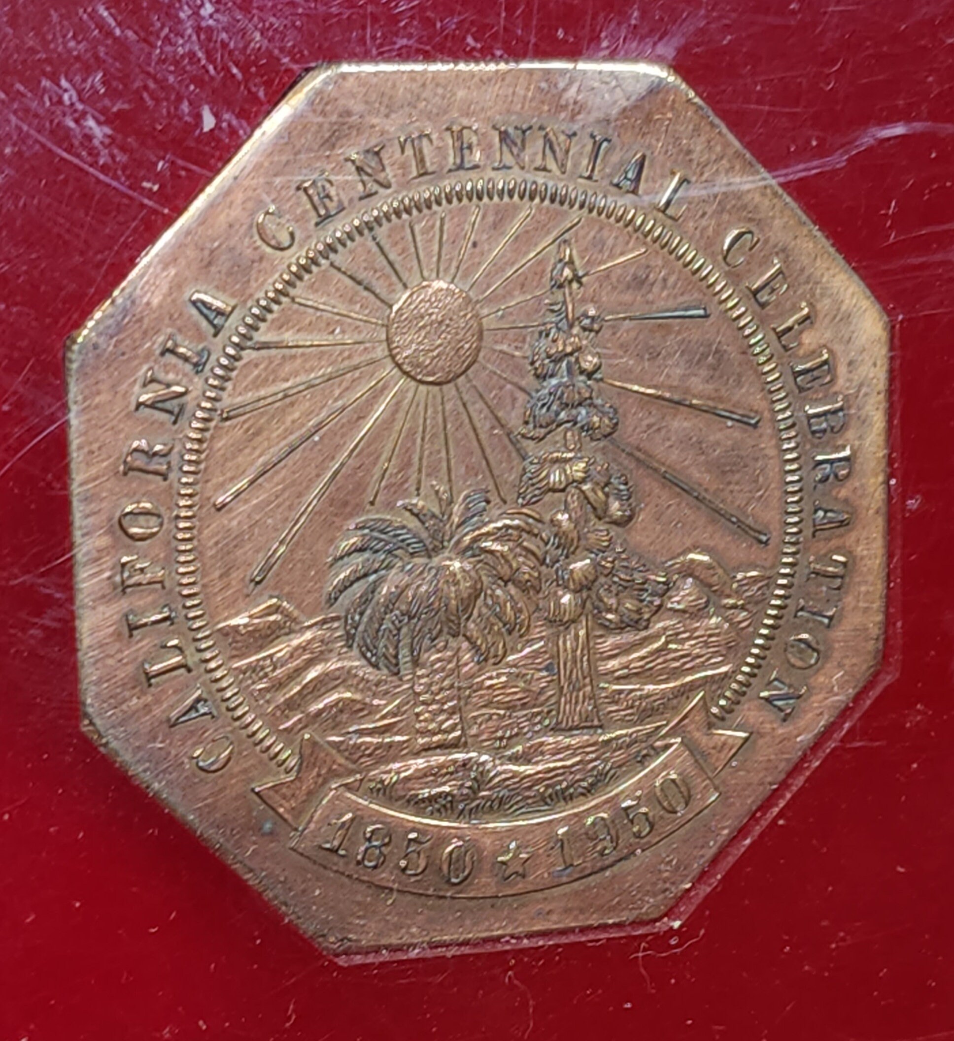 1950 Vintage California Centennial So-called Dollar Fifty Dollar Coin ...