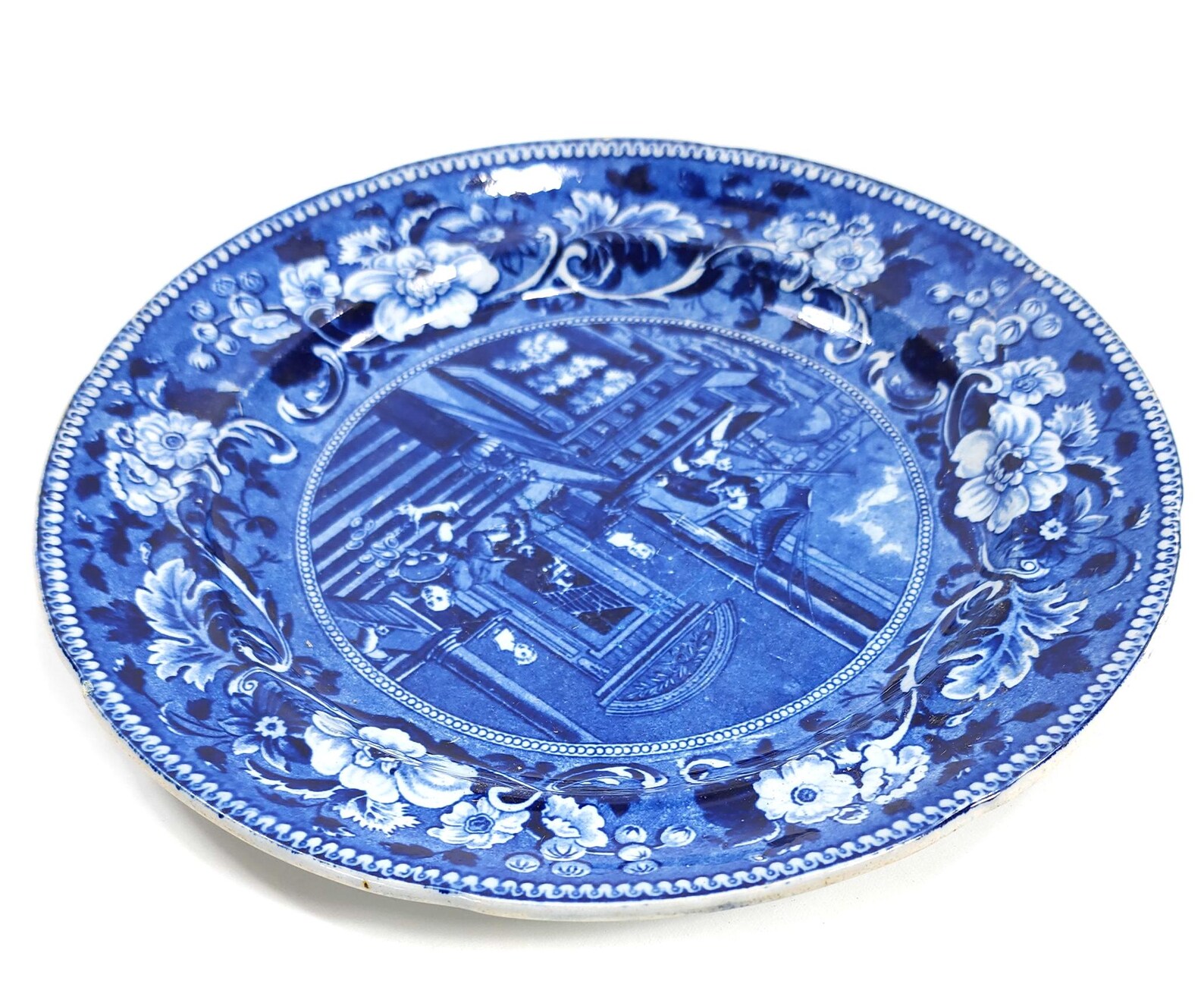 Antique Clews Staffordshire Bone China Doctor Syntax Star Gazing ...