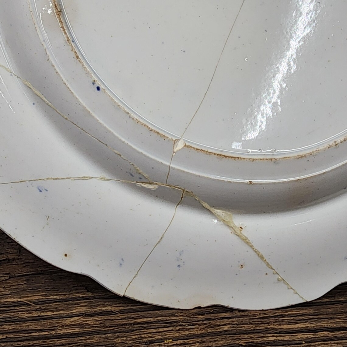 Antique Clews Staffordshire America and Independence Flow Blue Deep ...