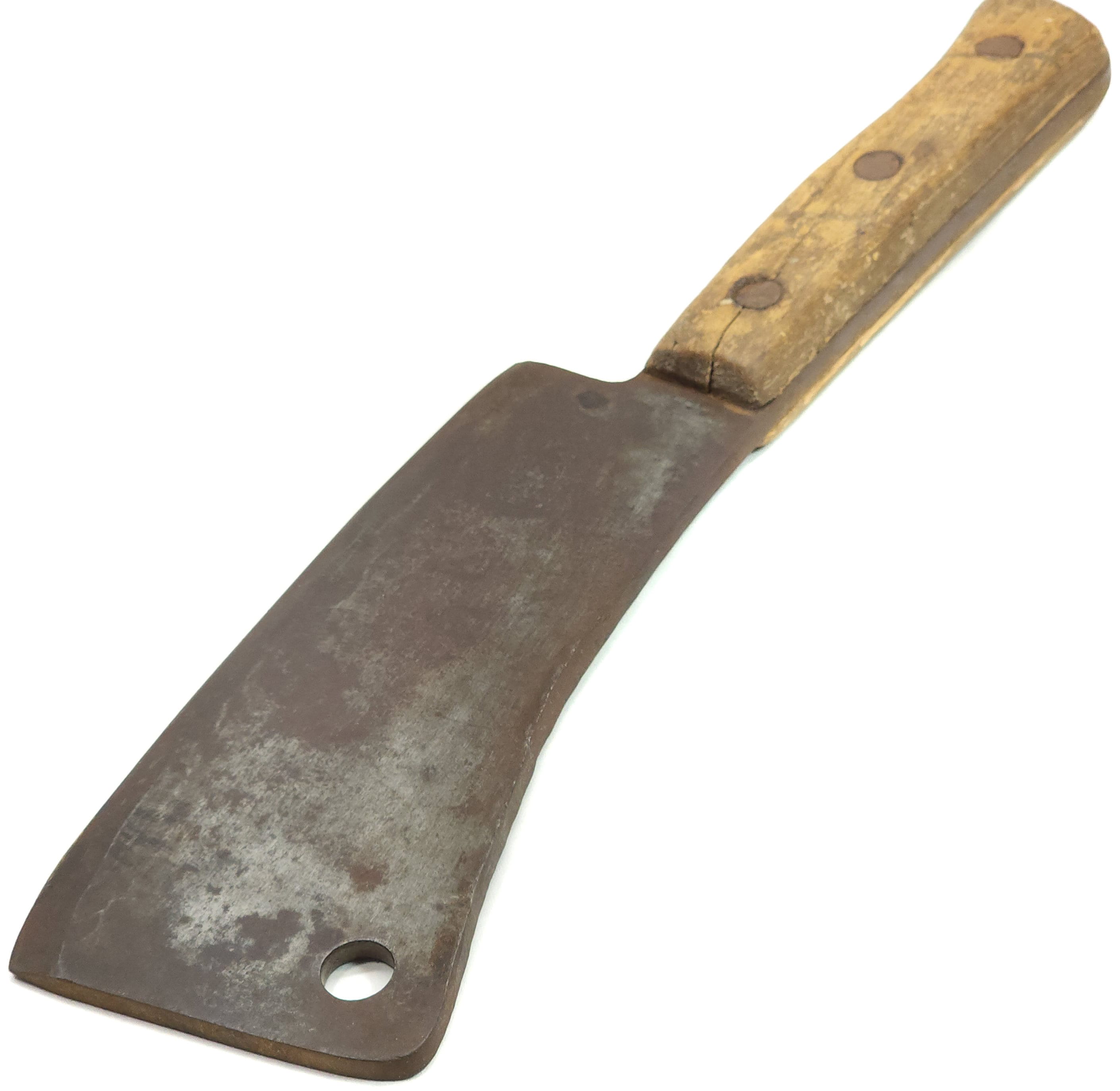 Antique Briddell Wood Handled Meat Cleaver Butcher Knife - Etsy