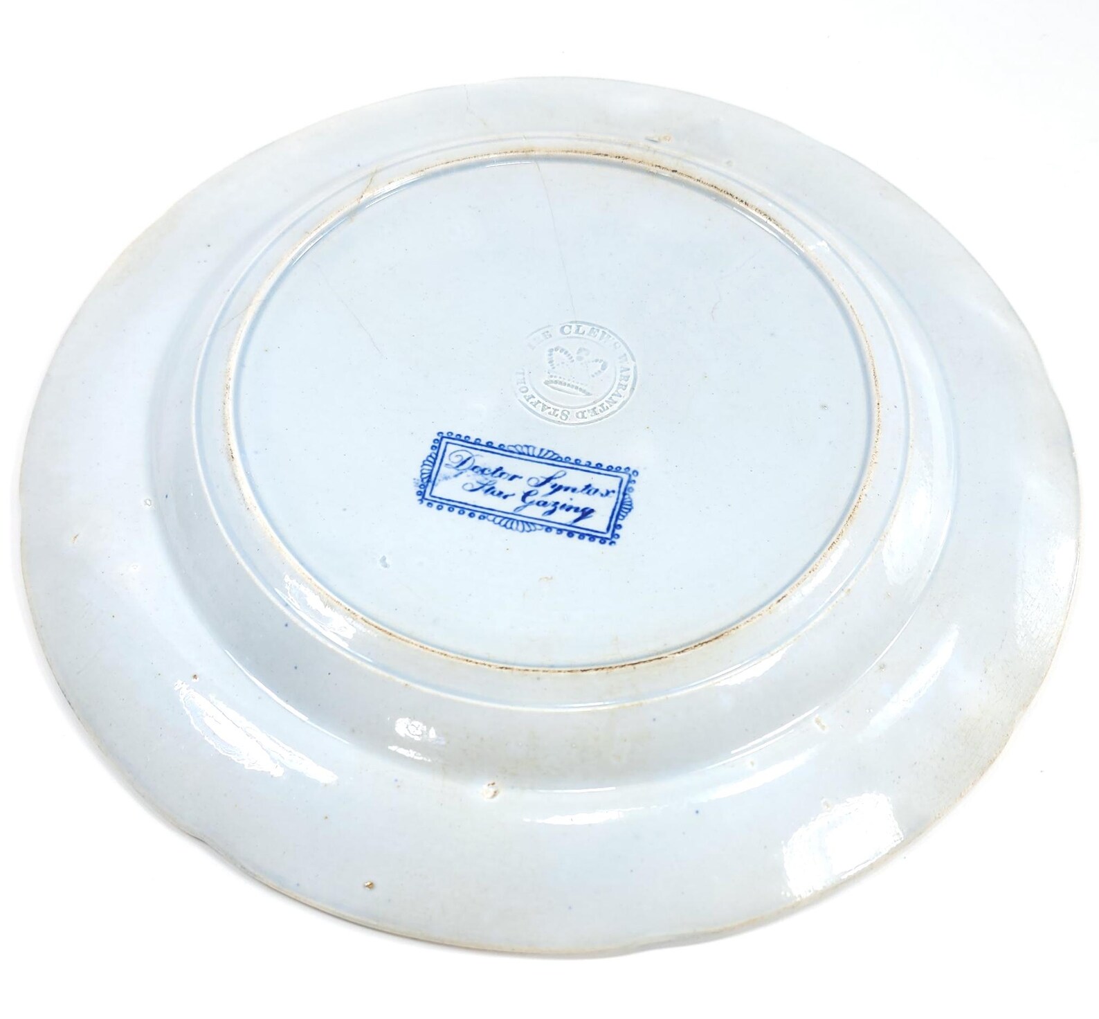 Antique Clews Staffordshire Bone China Doctor Syntax Star Gazing ...