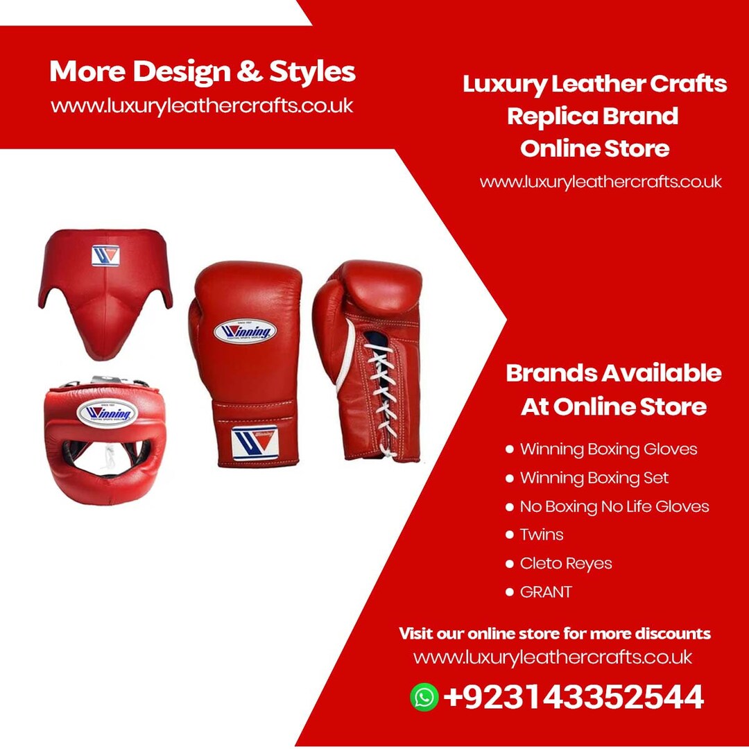 Personalized Winning Full Face Boxing Set, Winning Boxing Set, Boxing ...