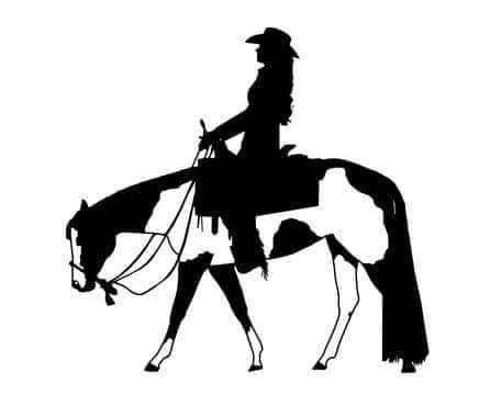 Western Pleasure Horse Silhouette