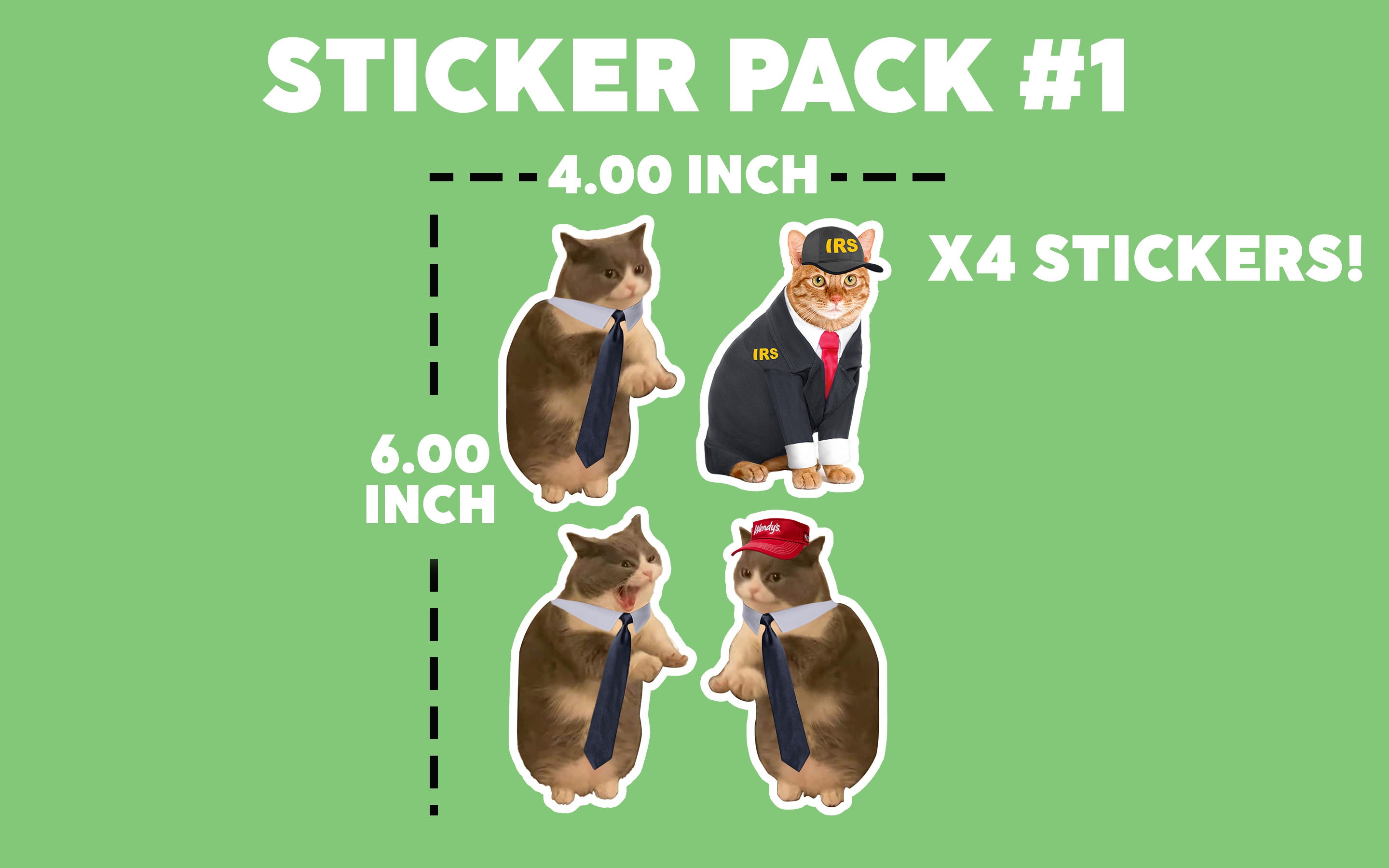 Stock Cat Vinyl Stickers! - Etsy