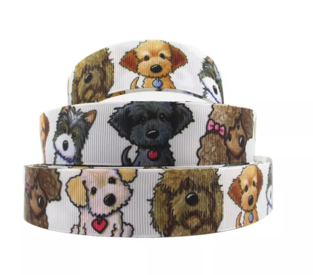 5/8 Dogs Grosgrain Ribbon by the Yard - Etsy
