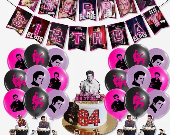 Elvis Presley Party Bundle - Etsy