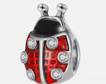 Pandora Ladybug Charm | Etsy