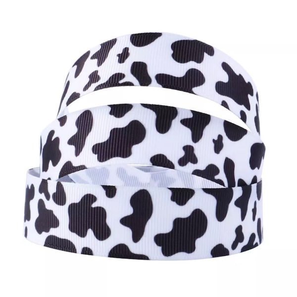 Cow Print Ribbon - Etsy