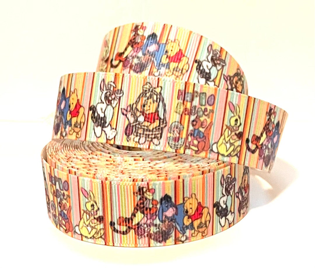 7/8 Winnie the Pooh Grosgrain Ribbon by the Yard - Etsy