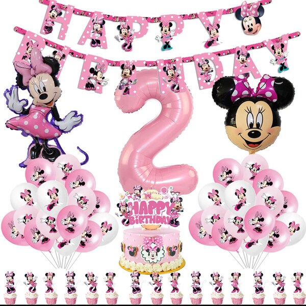 Minnie Mouse 2nd Birthday - Etsy