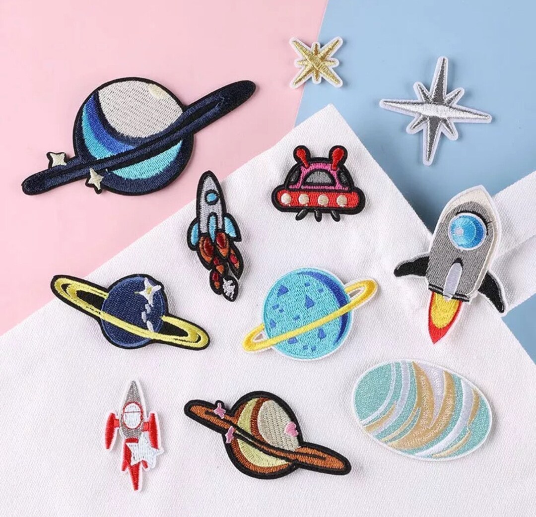 11pc. Solar System Themed Appliqué Bundle - Etsy