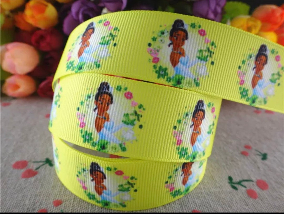 1 Tiana Princess & the Frog Grosgrain Ribbon by the Yard - Etsy