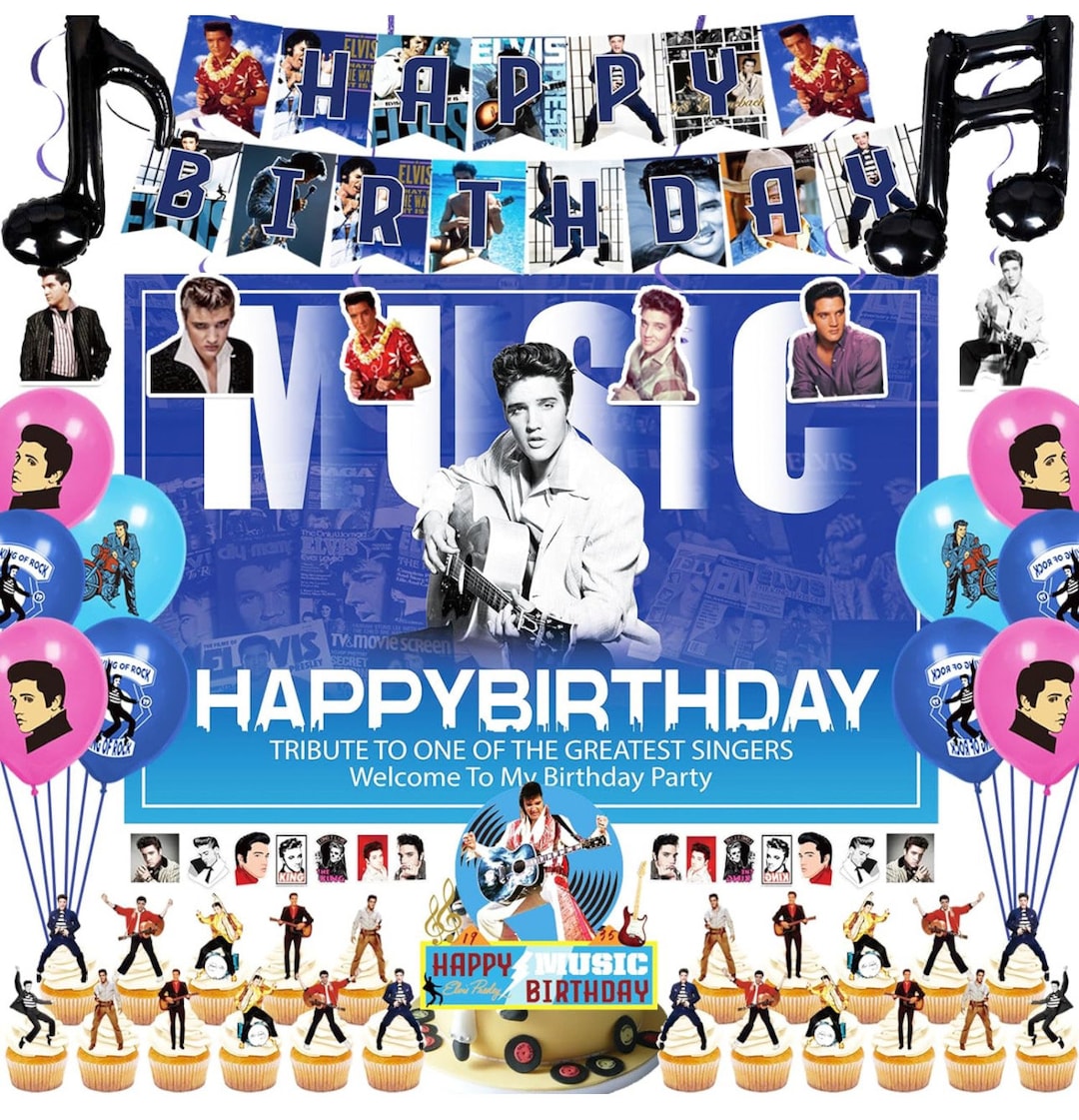 Elvis Presley Party Bundle - Etsy