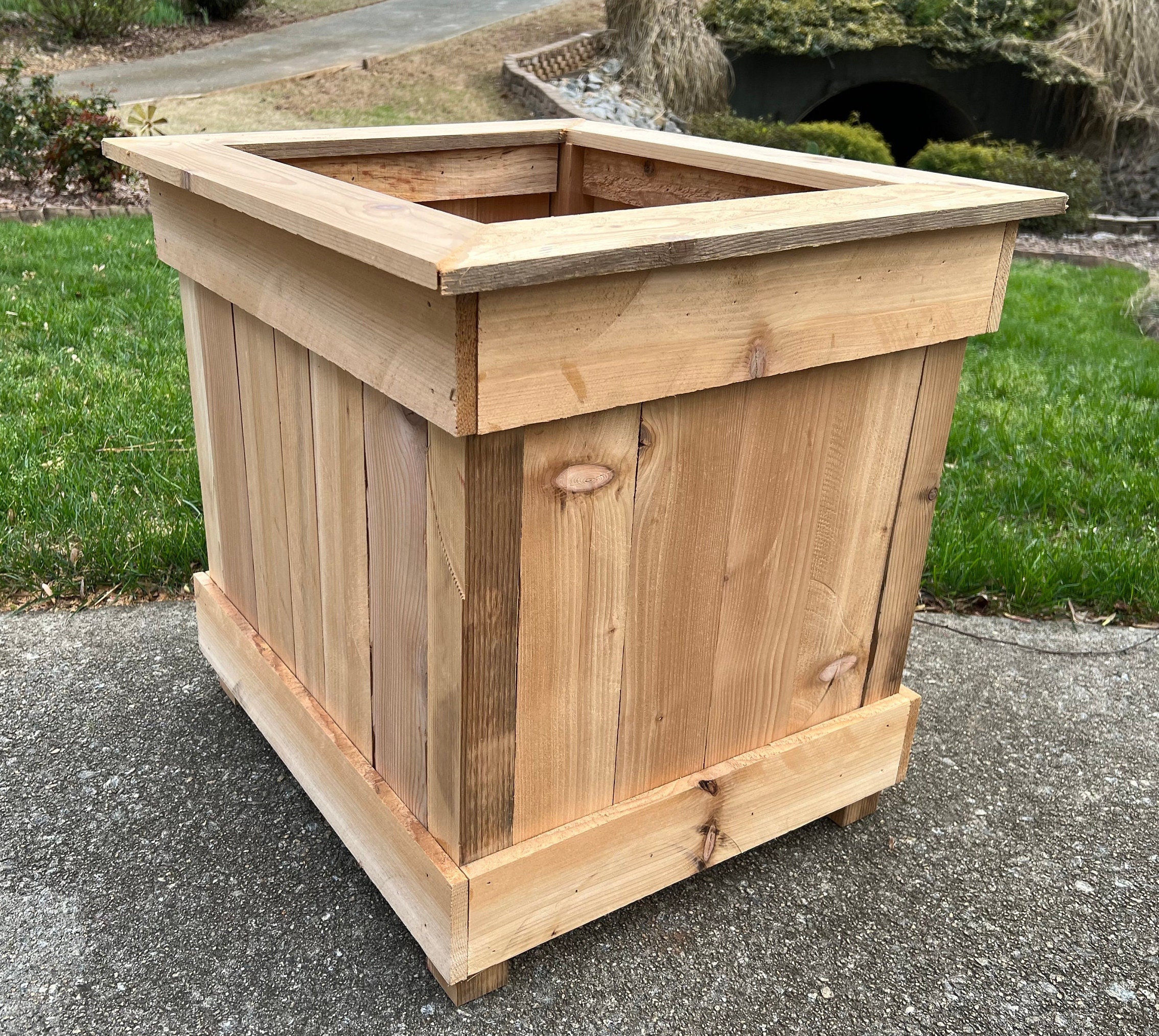 Cedar Planter Large - Etsy