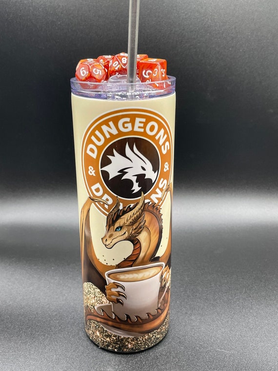 Dungeons and Dragons Coffee Tumbler 20oz DM RPG Gamer - Etsy