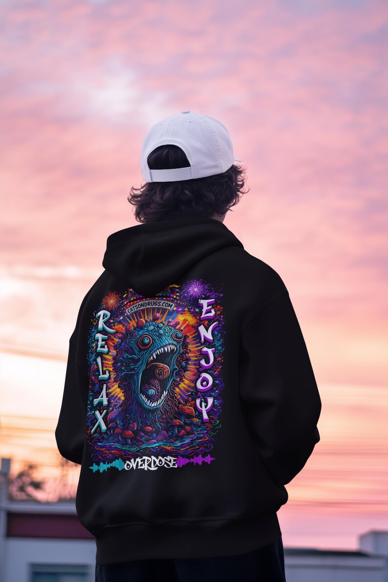 Rave Outfit | Rave Hoodie | Overdose Organism | CATSONDRUGS.COM ...