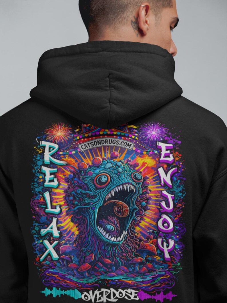Rave Outfit | Rave Hoodie | Overdose Organism | CATSONDRUGS.COM ...
