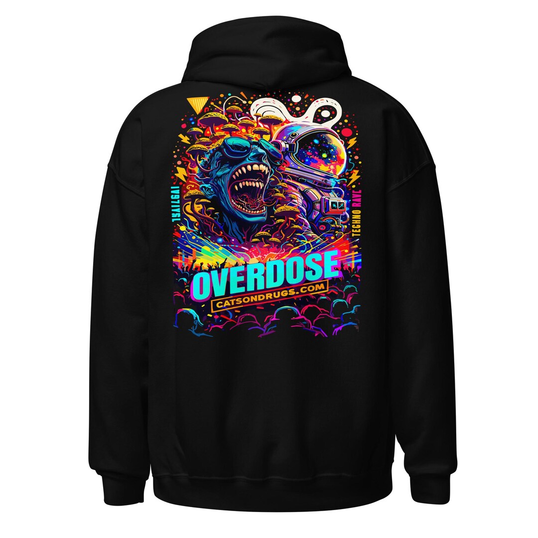 Rave Outfit | Rave Hoodie | Overdose Organism | CATSONDRUGS.COM ...