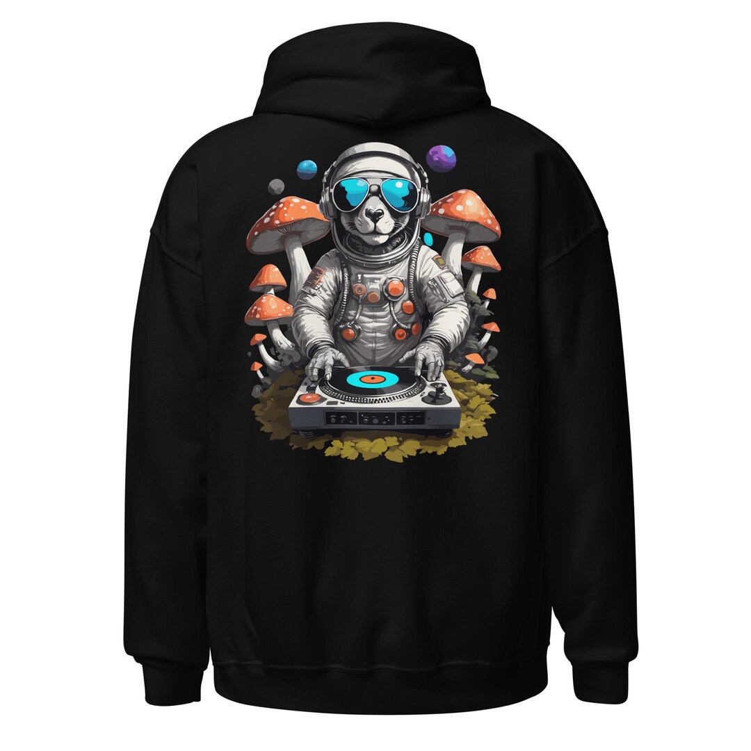 Rave Outfit | Rave Hoodie | Psy-dj Astronaut | CATSONDRUGS.COM | Techno ...