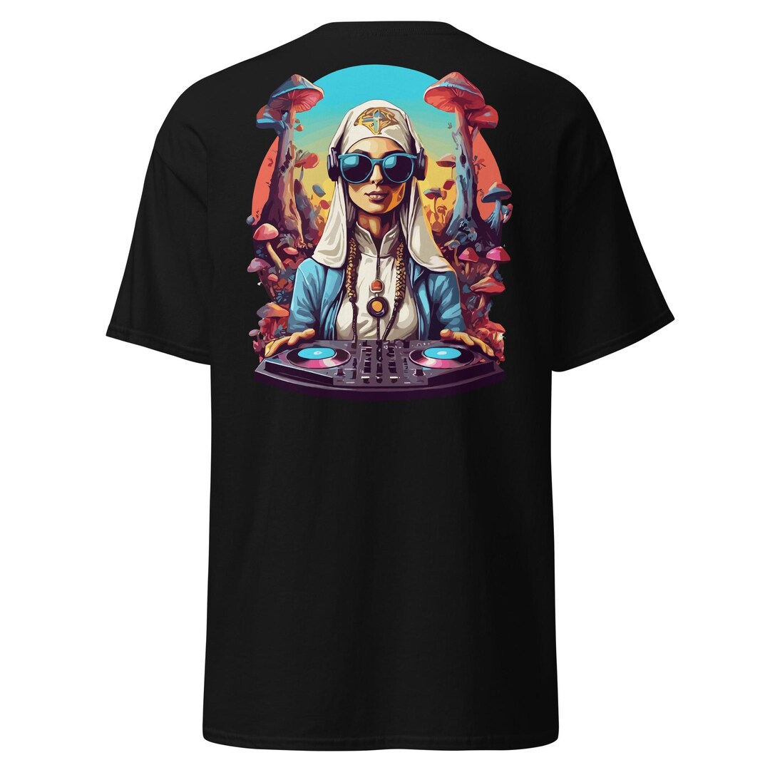Rave Outfit | Rave T-shirt | Psy-rave Nun | CATSONDRUGS.COM | Techno T ...