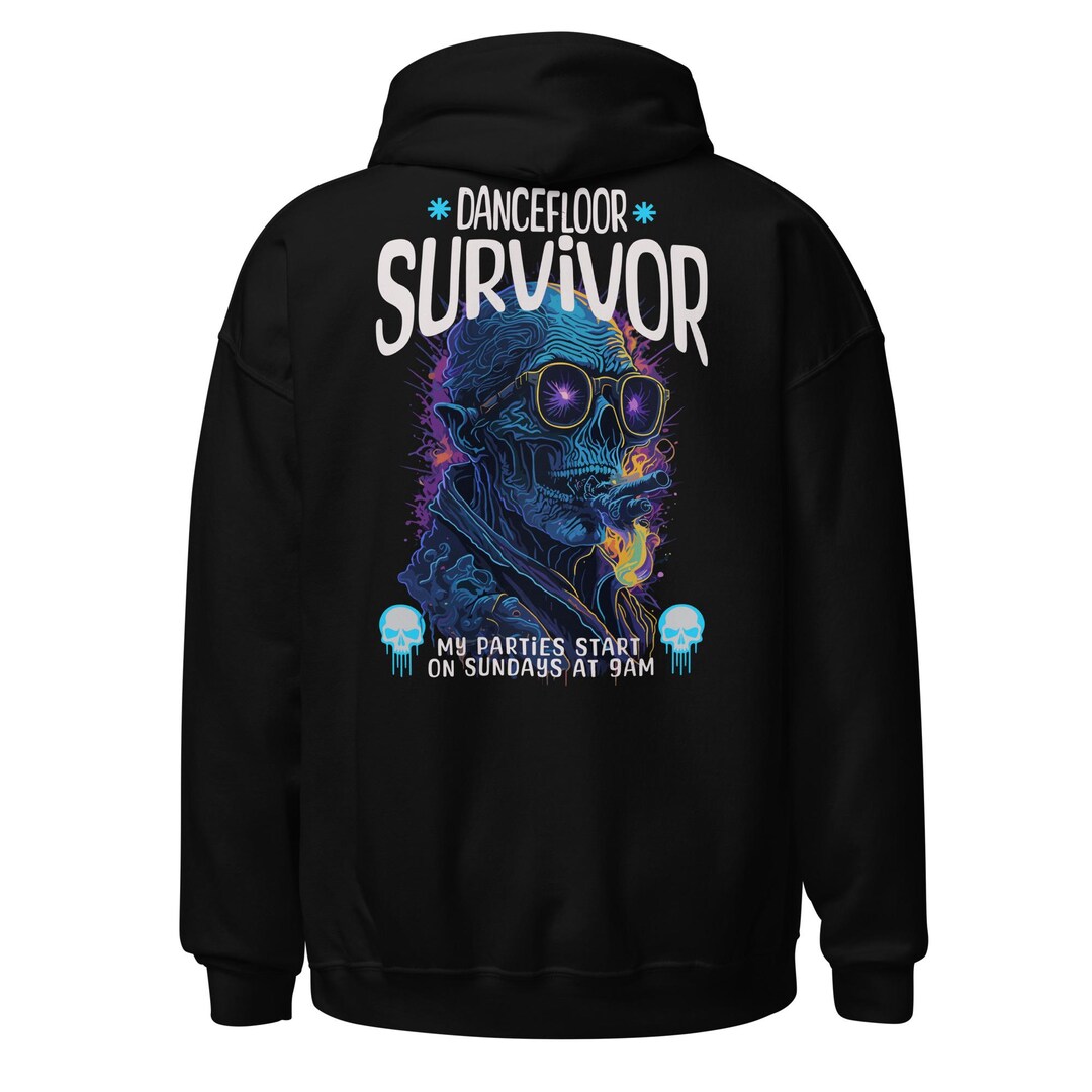 Acid Hoodie | Acid Wear | Dancefloor Survivor | CATSONDRUGS.COM | Acid ...
