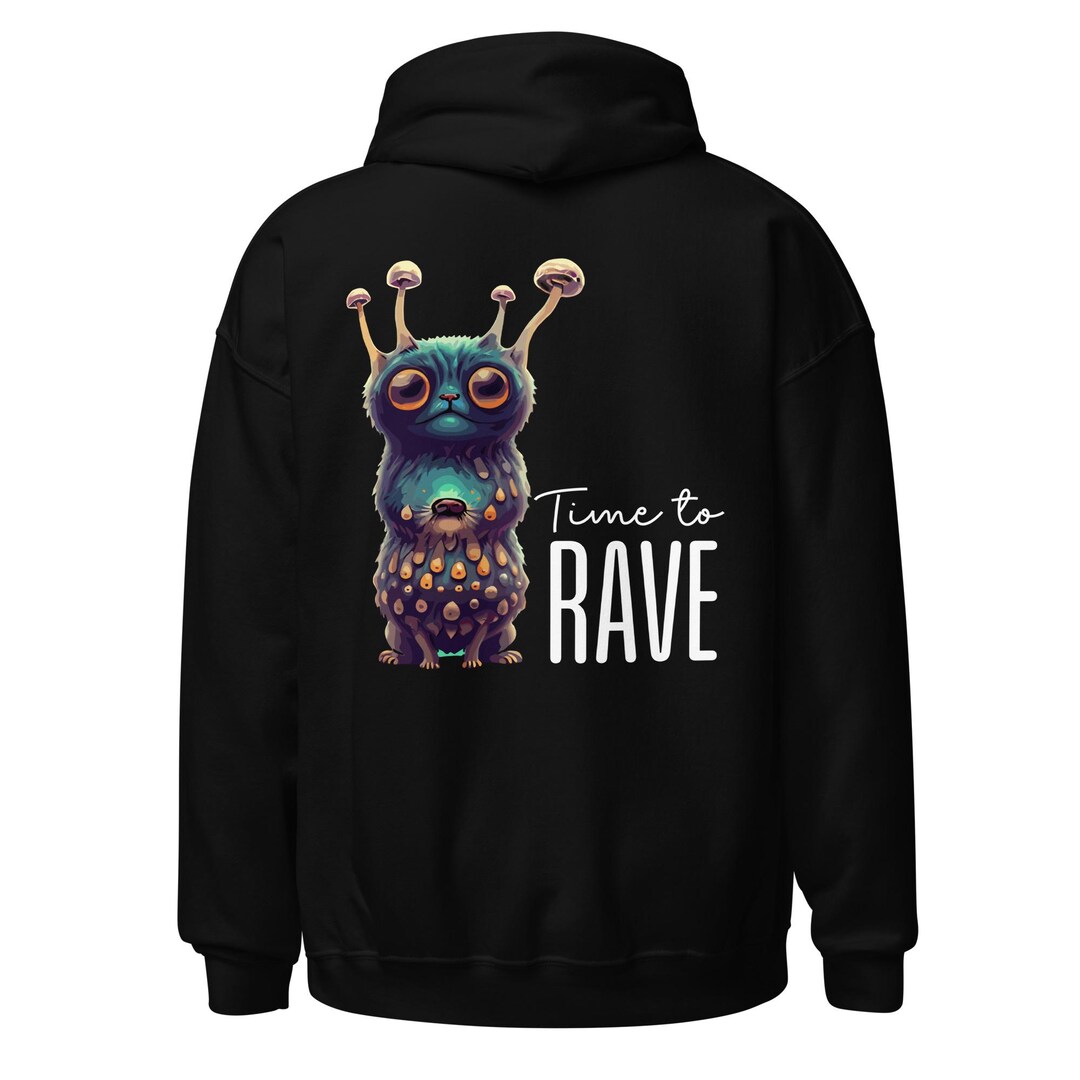 Rave Outfit | Rave Hoodie | Time to Rave | CATSONDRUGS.COM | Techno ...