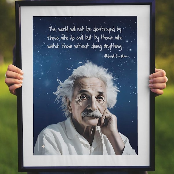 Einstein Quote - Etsy