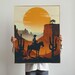 Vintage Cowboy Sunset Matte Vertical Poster, Western Wall Art, Desert ...