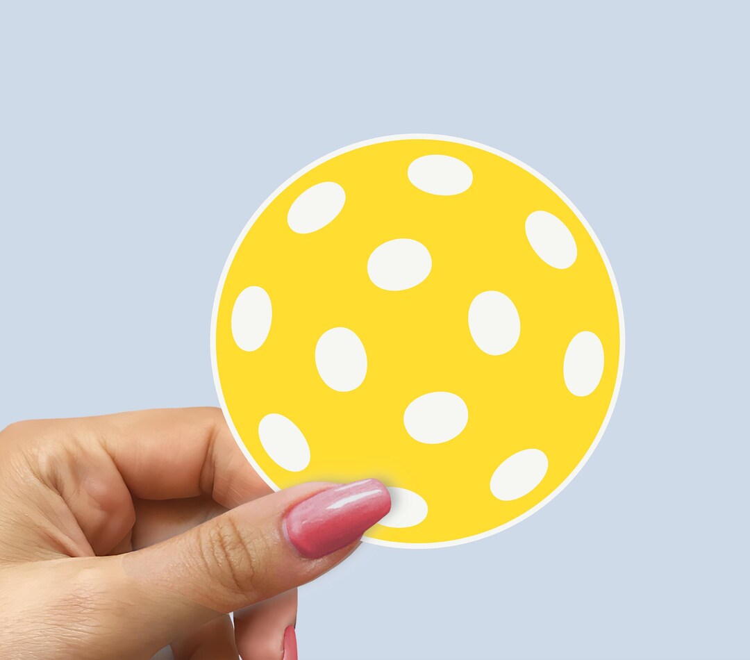 Pickleball Sticker, Vinyl Decal for Pickleball Fans, Water Bottle ...