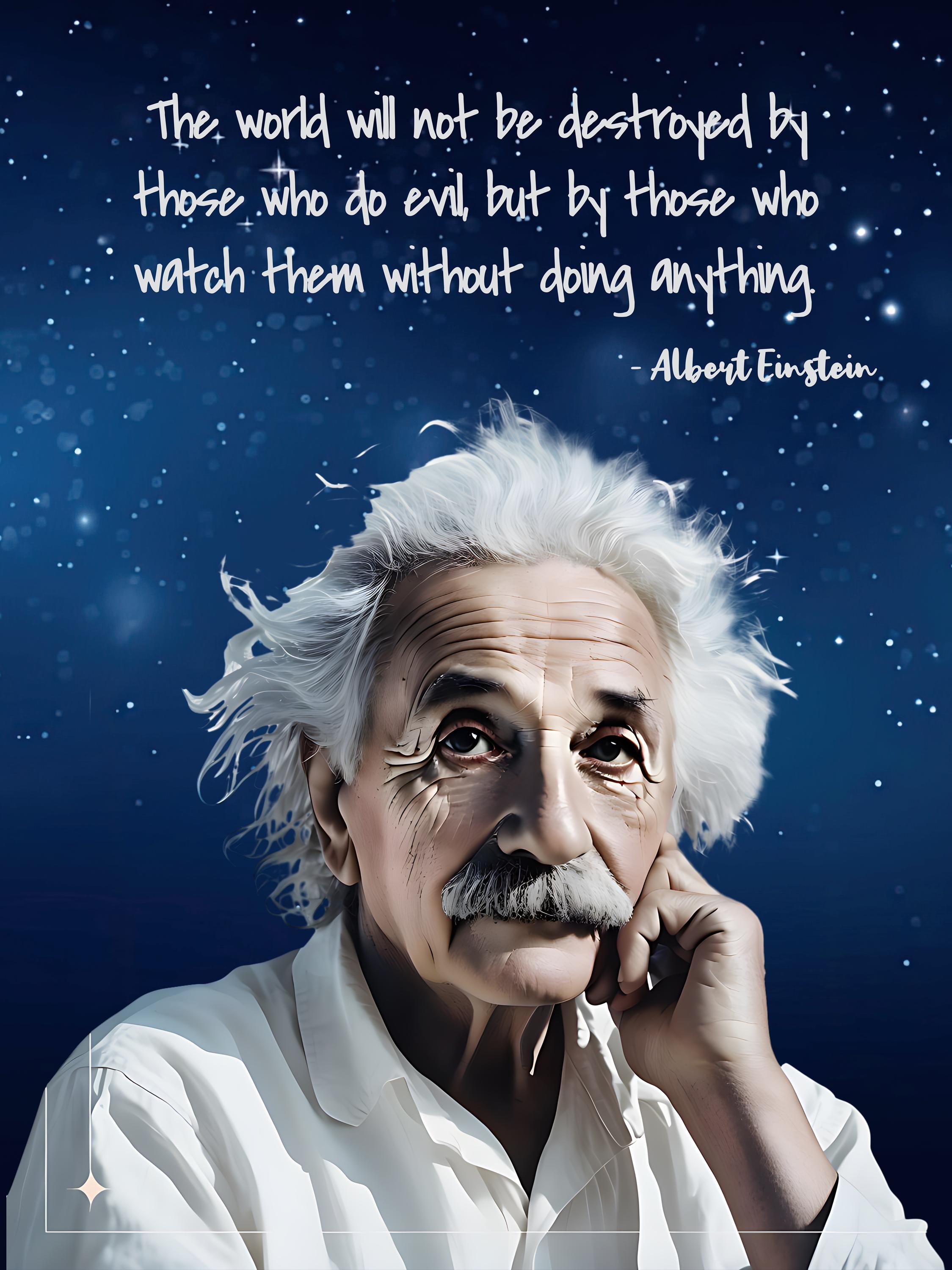 Albert Einstein PNG, Einstein Quote, Printable Wall Art - Etsy
