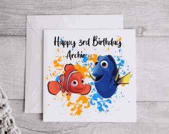 Dory Birthday Card - Etsy UK