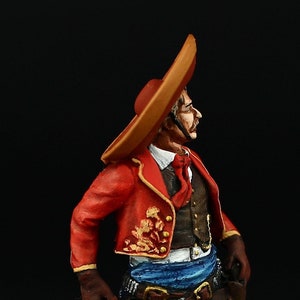Tin Soldier Collectible Mexican Gunfighter 54 Mm Old West: Cowboys and ...