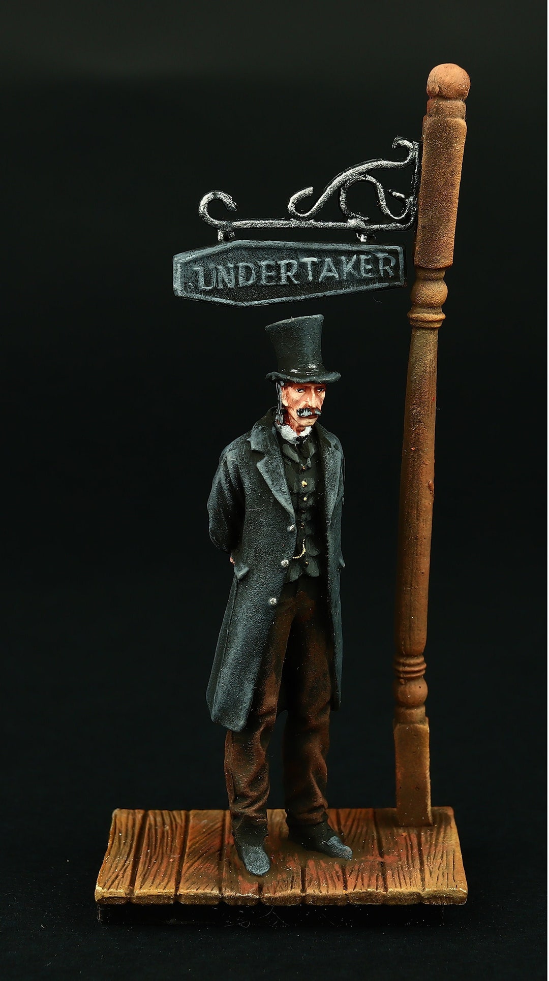 Tin Soldier Collectible Undertaker 1880 54 Mm Old West: - Etsy