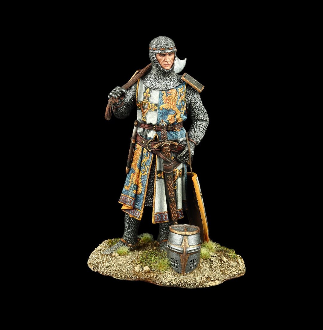 Tin Soldier Museum (TOP) Knight (c.1300) 90 Mm Medieval Age & Crusades ...
