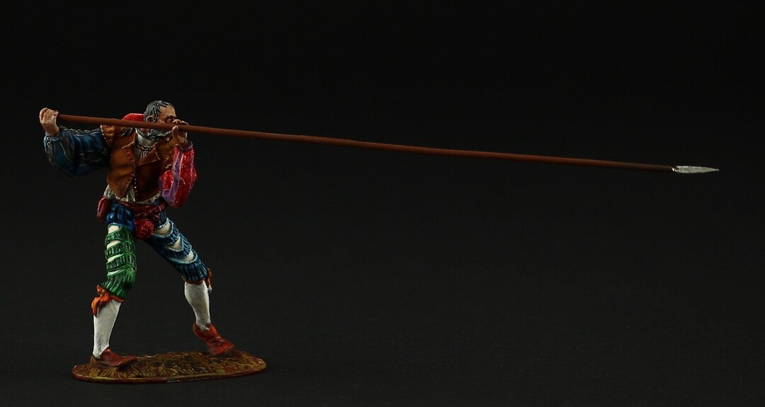 Tin Soldier Collectible Landsknecht With a Pike 54 Mm - Etsy