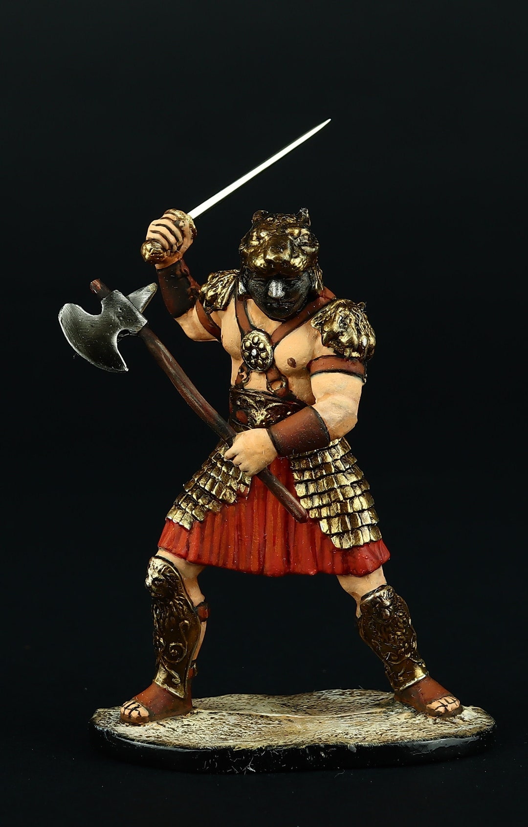 Tin Soldier Collectible Roman Gladiator Bestiarius 54 Mm Ancient Rome ...