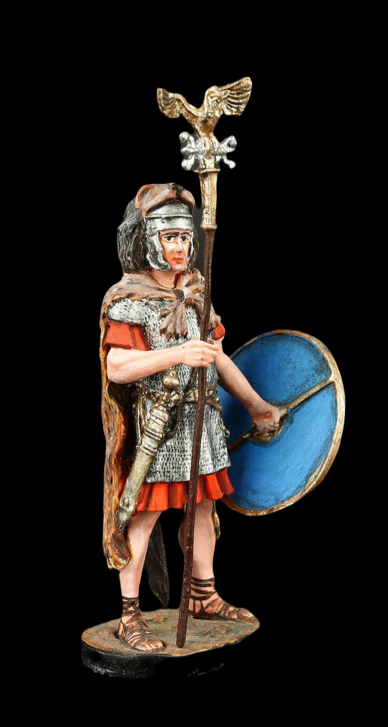 Tin Soldier Collectible Roman Aquilifer I C. A.D. 54 Mm - Etsy