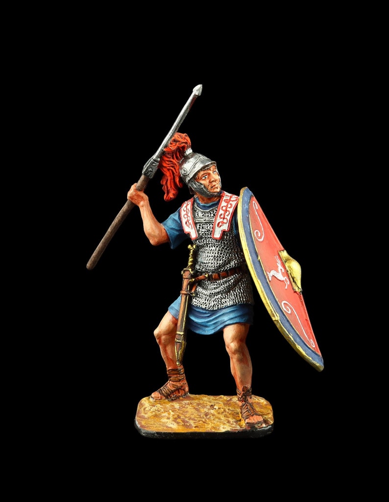 Tin Soldier Collectible Roman Legionary, III-II B.C. 54 Mm Ancient Rome ...