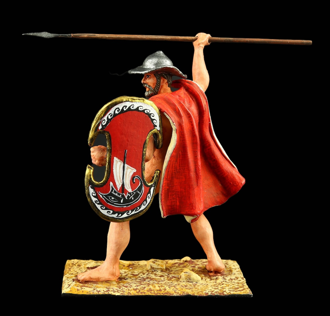 Tin Soldier Collectible Greek Light Infantry Warrior of the - Etsy
