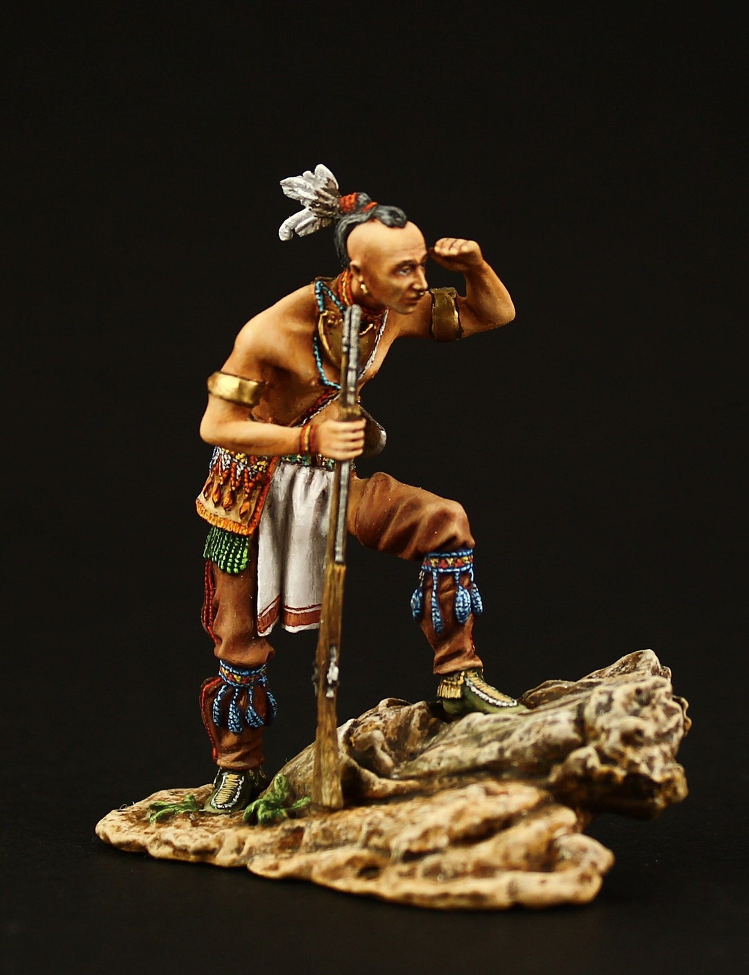 Tin Soldier Museum TOP Mohawk Warrior 54 Mm American Natives - Etsy