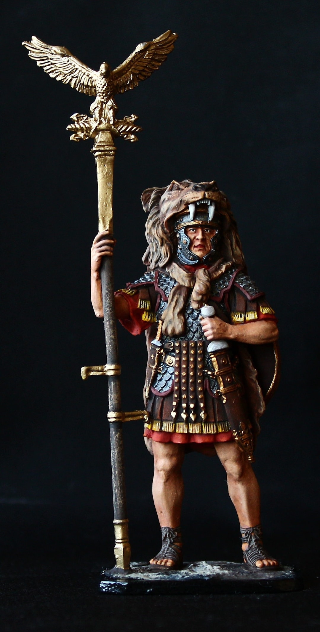 Tin Soldier Collectible Roman Aquilifer I-II Cc. A.D. 54 Mm - Etsy ...