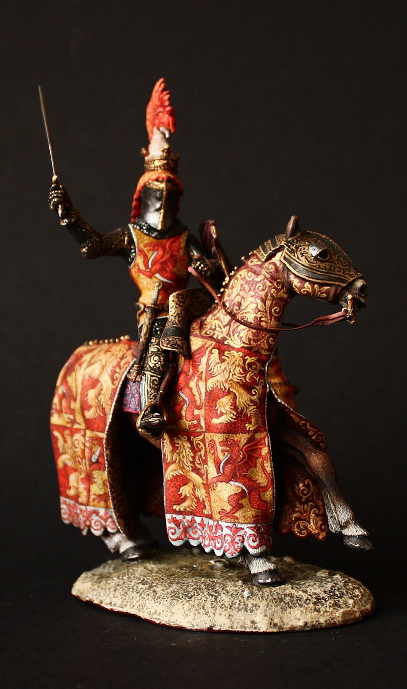 Tin Soldier Museum TOP Medieval Knight in Heraldry Armour - Etsy