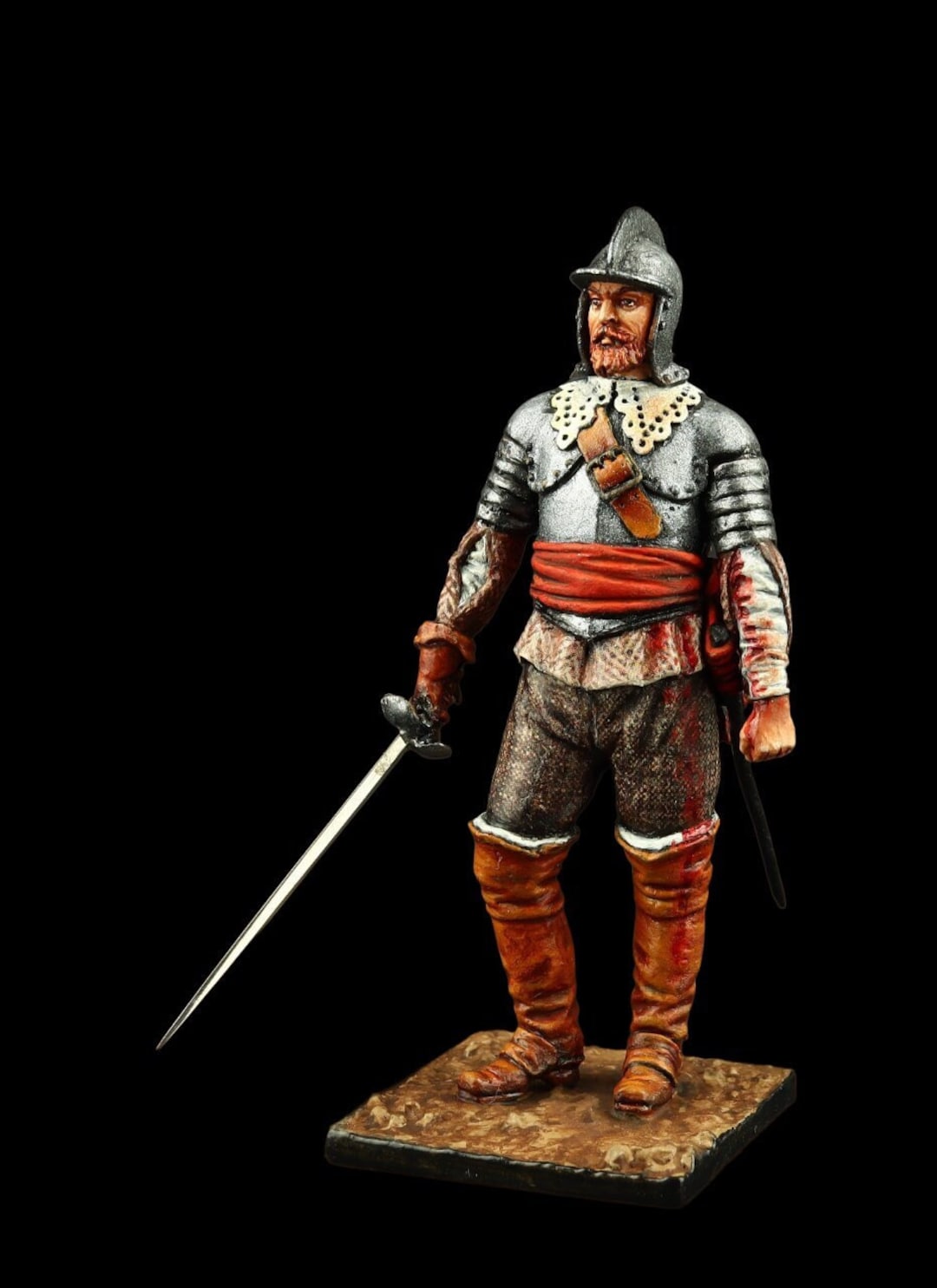 Tin Soldier Collectible Rocroi: the Last Tercio. Officer. 1643 54 Mm ...