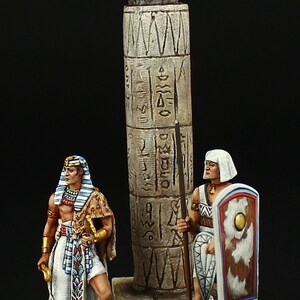 Tin Soldier Museum (TOP) Pharaoh Ramses II With a Bodyguard 54 Mm ...