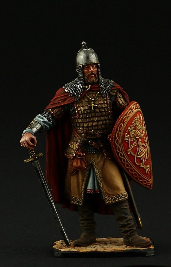 Tin Soldier Collectible Novgorod Boyar Gavrila Oleksich 1240 - Etsy