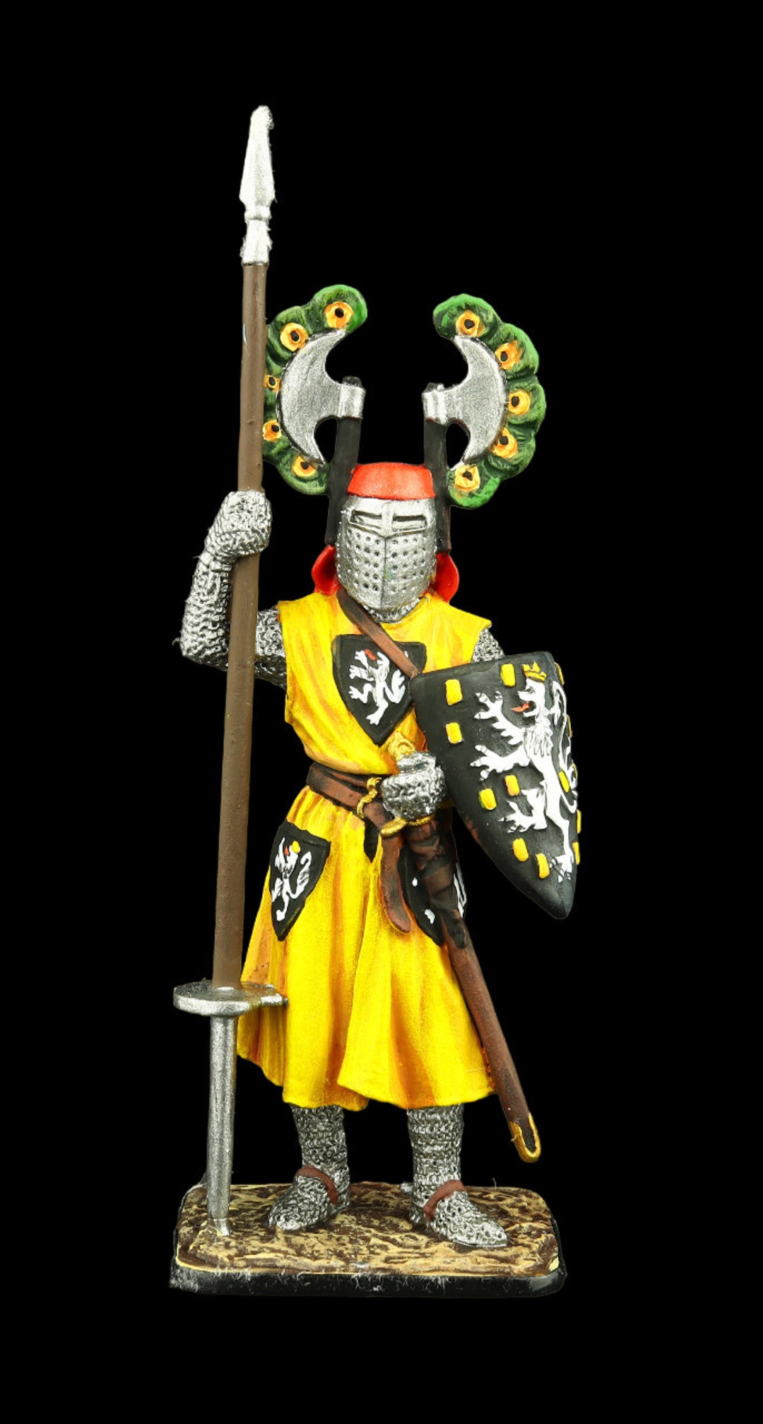 Tin Soldier Collectible Minnesinger Knight Walther Von Klingen, XIII с ...