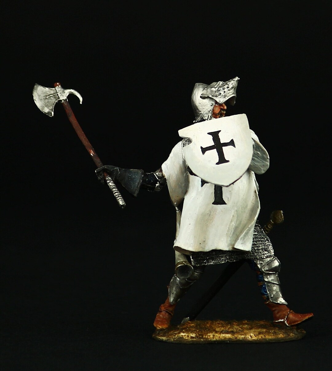 Tin Soldier Collectible Knight of Teutonic Order 54 Mm Medieval Age ...