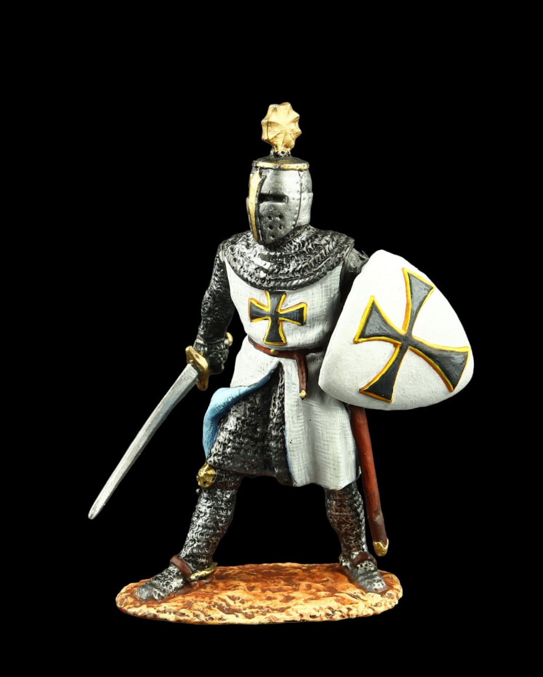 Tin Soldier Collectible Knight of Teutonic Order, XIII C. 54 Mm ...
