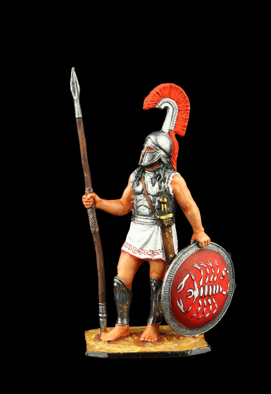 Tin Soldier Collectible Spartan Hoplite, 480 B.C. 54 Mm Antique World ...