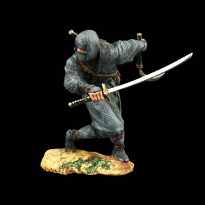Tin Soldier Collectible Shinobi Stories Ninja With Kama 54 Mm Medieval ...